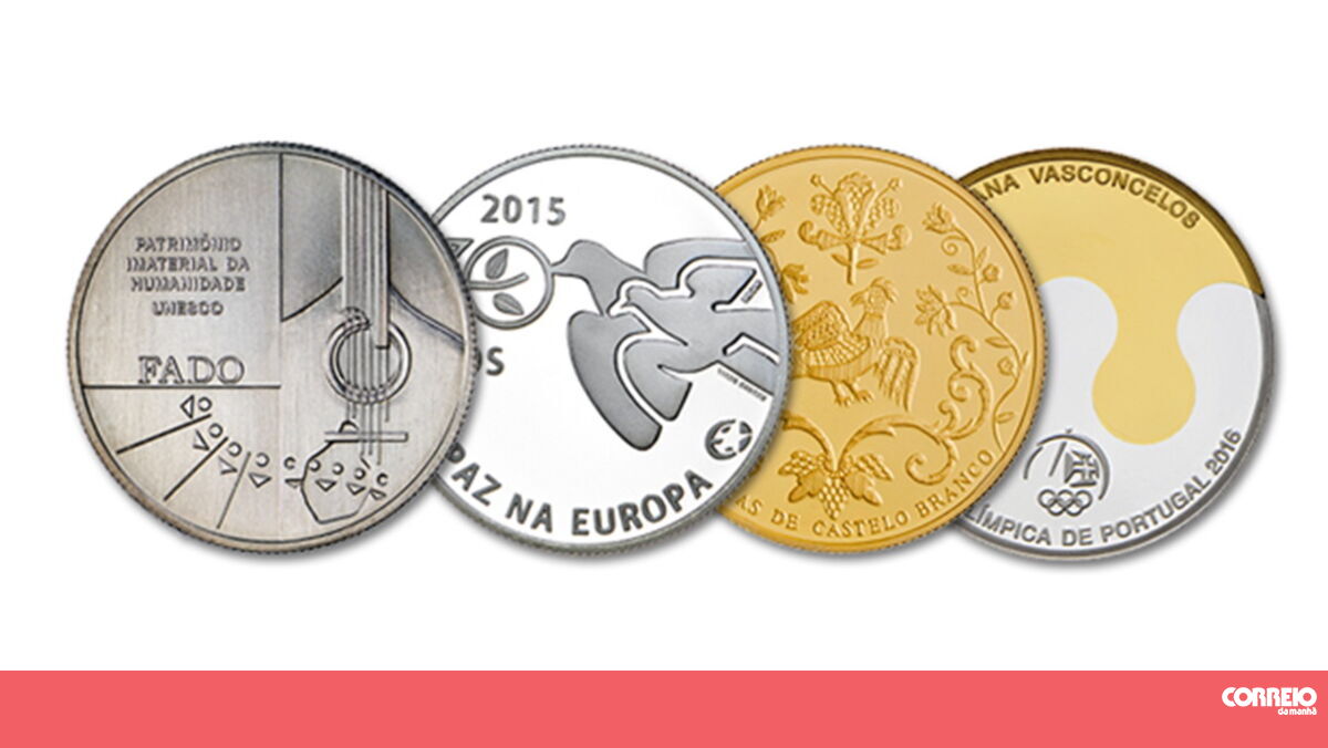 Moedas portuguesas candidatas da Prémio de Melhor Moeda do Ano ...