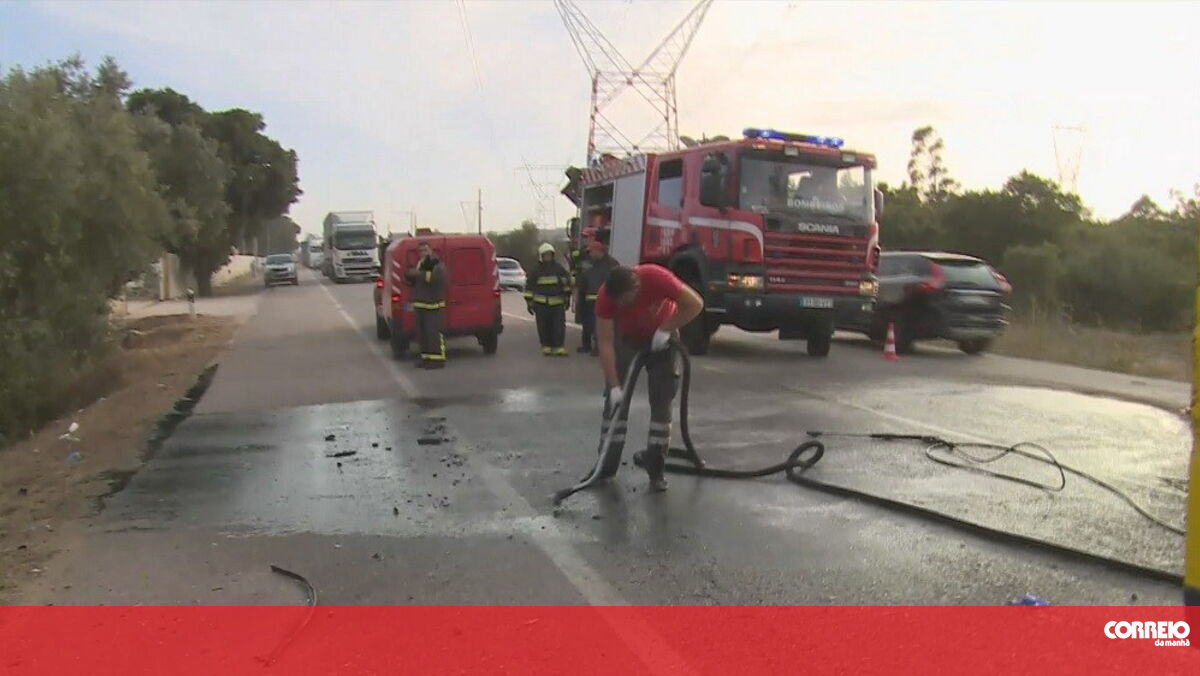 Acidente no IC2 causa dois feridos e complica trânsito em Alcobaça ...