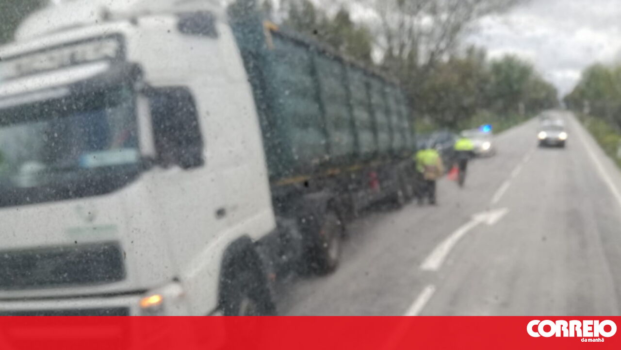 Camiões parados no IP2 levam alcatrão a abater - Portugal - Correio da ...