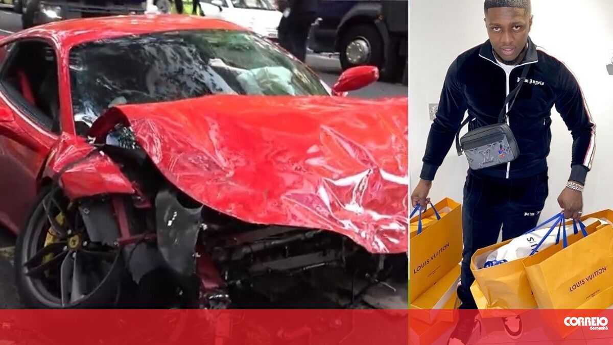 ‘Rapper’ escapa a choque de Ferrari contra autocarro - Mundo - Correio ...