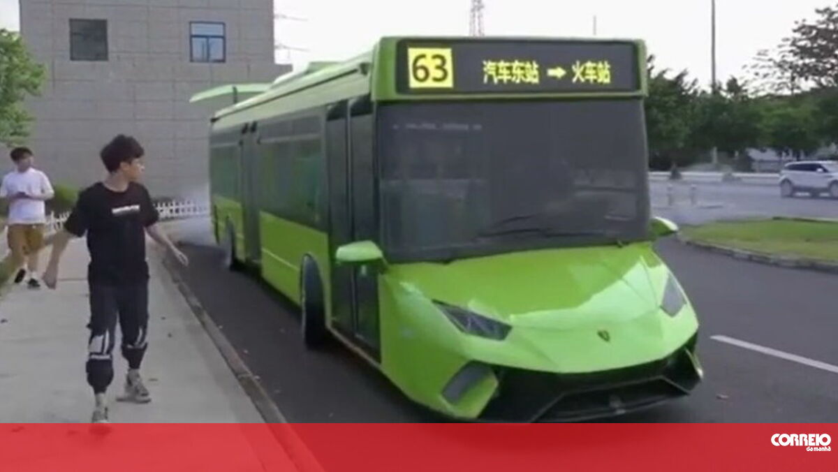 Lamborghini transformado em autocarro? Só na China… - Tecnologia ...