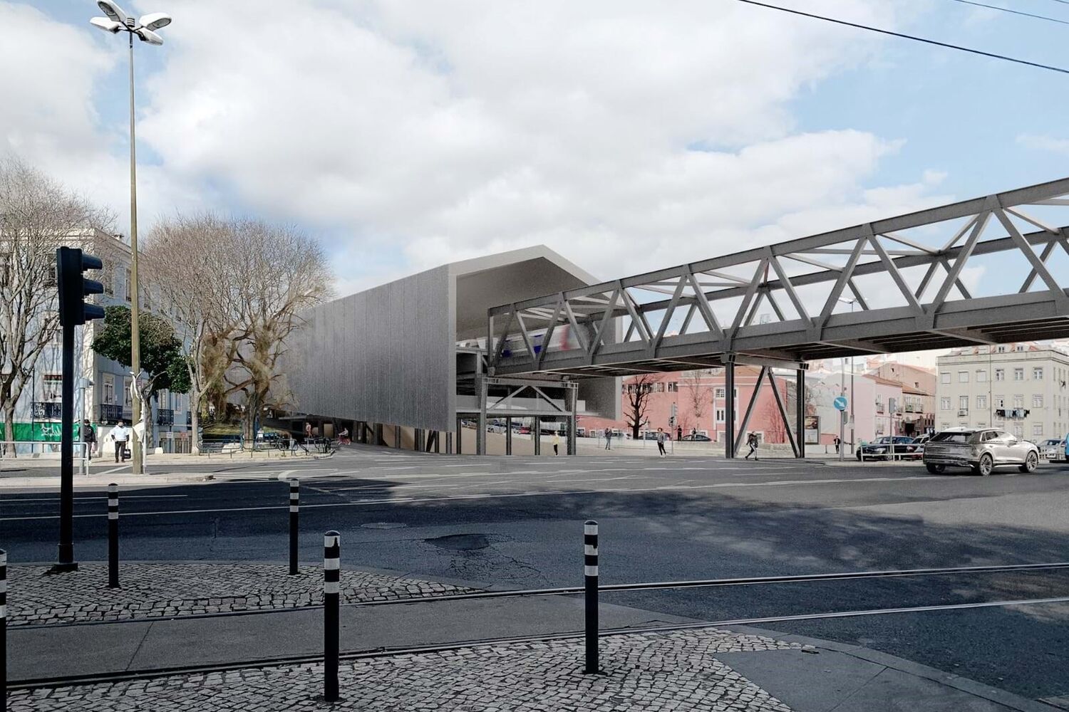 Sabe como vai ficar a futura estação de metro de Alcântara? Veja as ...