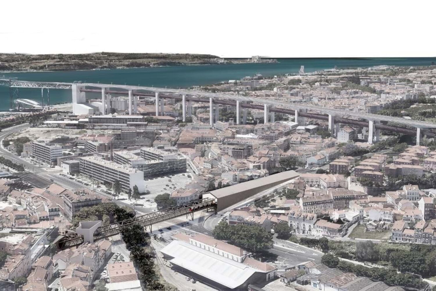 Sabe como vai ficar a futura estação de metro de Alcântara? Veja as ...