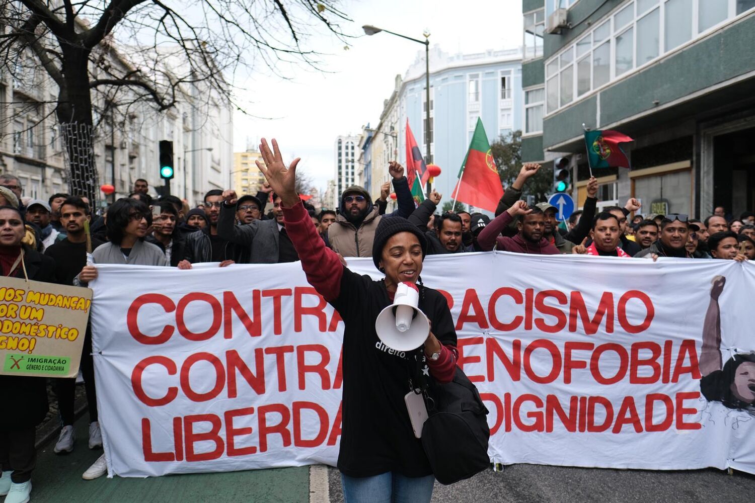 Manifestação Contra Intervenção Da Psp No Martim Moniz E Vigília Do