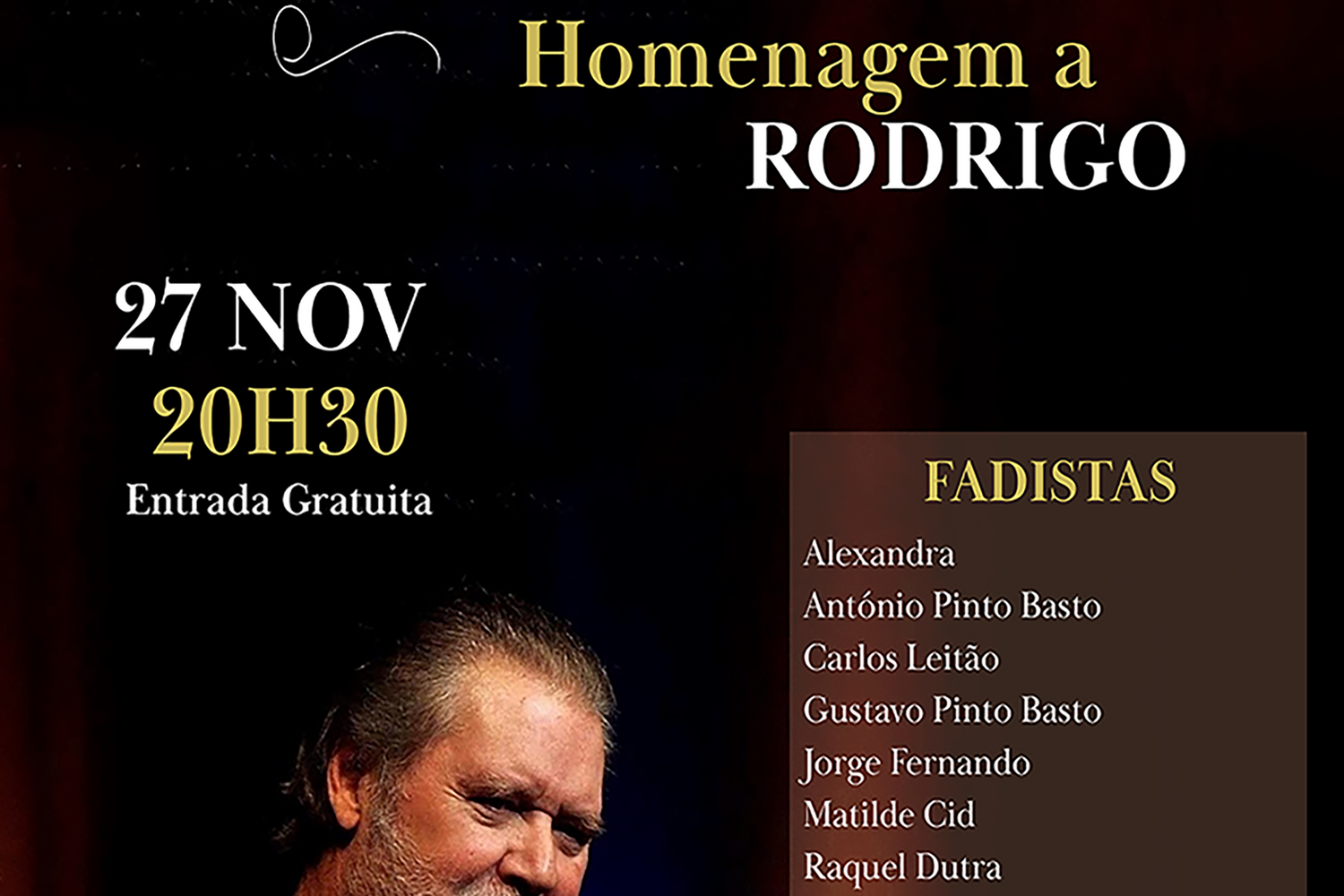 DIA MUNDIAL DO FADO - HOMENAGEM A RODRIGO - Comunicados de Imprensa ...