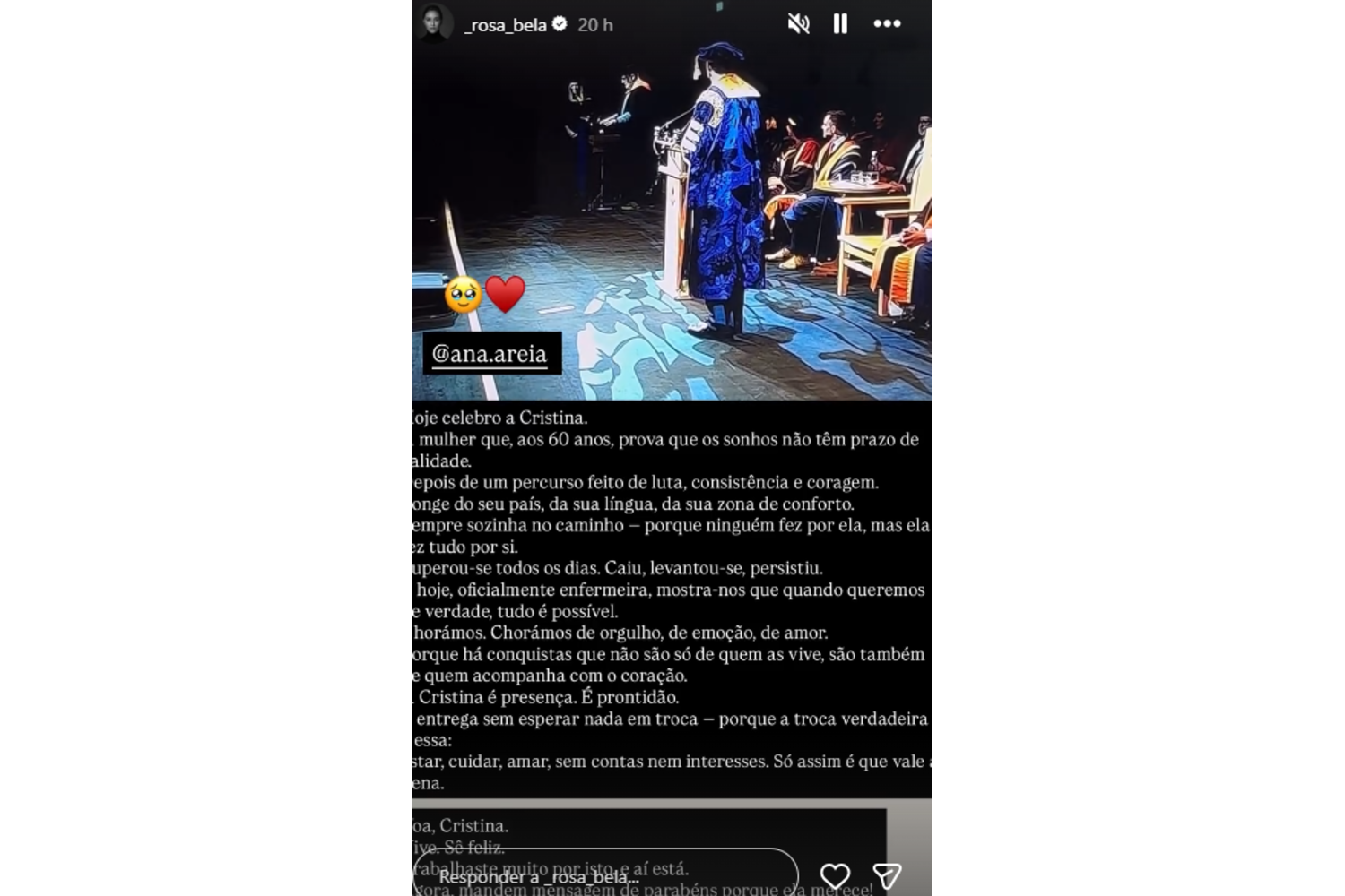 Rosa Bela celebra conquista da enteada... 25 anos mais velha - Últimas ...